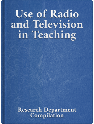 Use of Radio and Television in Teaching